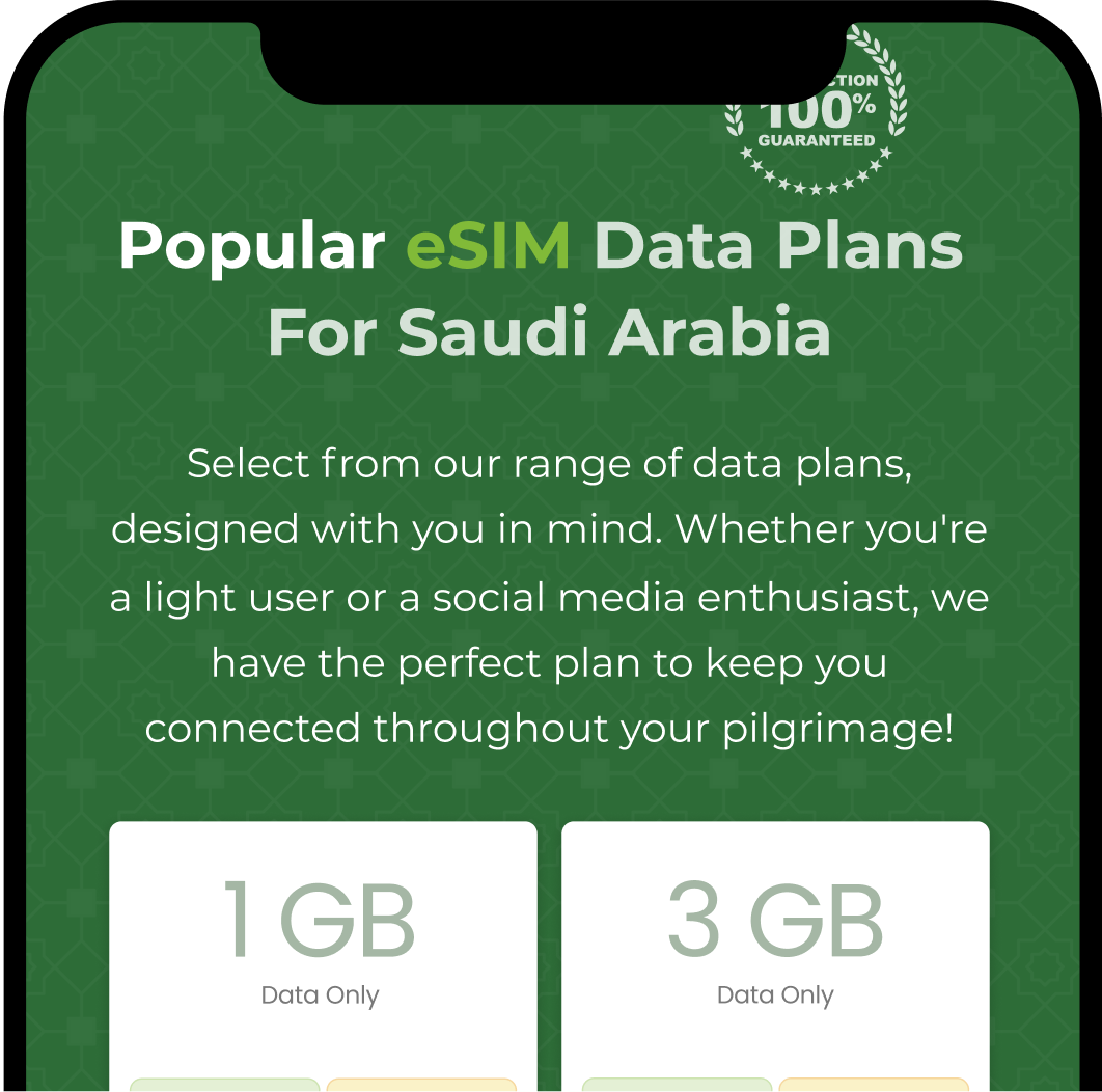 Stay Connected in Hajj & Umrah with Saudi Arabia eSIM